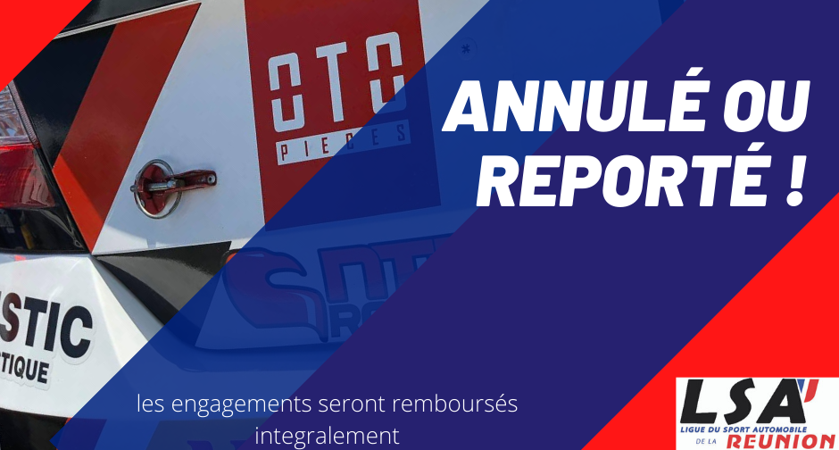 COMMUNIQUE LSAR: Report ou annulation du Rallye Régional Ronde de l’Est ...